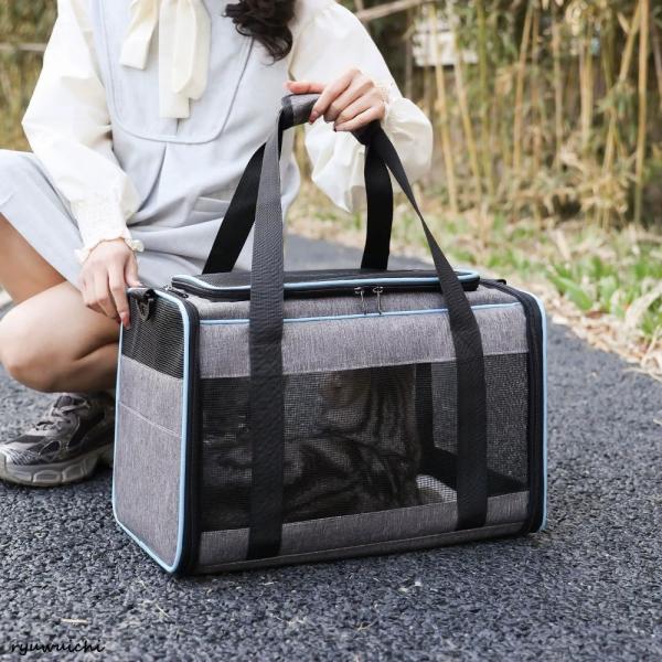 商品詳細：カラー：/ブラックサイズ：/フリーサイズ【サイズcm】45*28**28 体重目安 6kgまで体重は目安です。実際のワンちゃん猫ちゃんのサイズに合ったものをお選びくださいませ。■ショルダーバッグ?手提げキャリーバッグ■上扉が付いて...