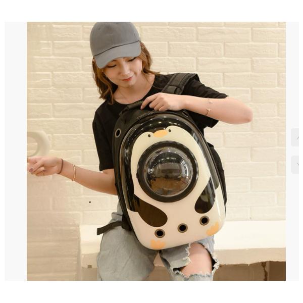 【商品名】キャリーバッグ 犬用 猫用 リュックサック ペットキャリー ペット用品 キャリー 宇宙船カプセル型 小型犬 ネコ バッグ ペットグッズ 便利 お散歩 お出かけ 猫 選べる13色 実用性 持ち運ぶ 電車移動 通気孔 手提げ ペットと...