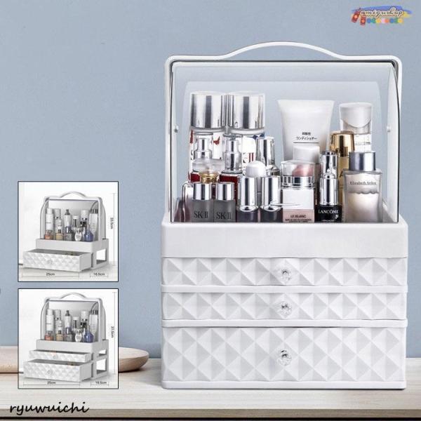 ■ 品名：コスメボックス■ 素材：ABS■ カラー：全6色■ サイズ：写真参考■ 産地：中国検索キーワード：メイクアップボックス コスメボックス ドレッサー 大容量 メイクボクス ジュエリーボックス 鏡台 化粧箱 化粧入れ メイクボックス ...