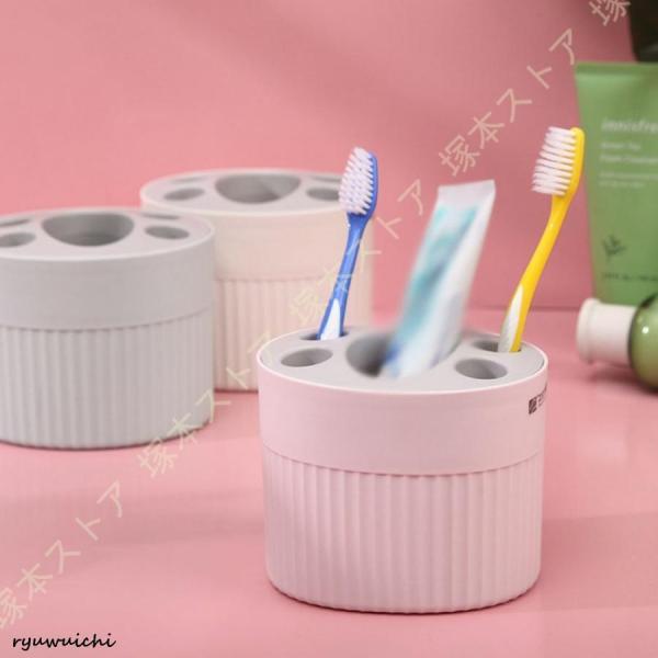 商品の説明◆材質：PP、プラスチック素材◆カラー：写真通り◆製品サイズ：A=歯ブラシホルダー=12*9.9*9.3cm 。具体的な製品とサイズは写真の説明を見てください。製品に歯ブラシは含まれていません。 【最適なプレゼント】新築祝い、引越...