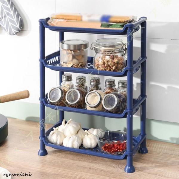 サイズ：A:34*17.5*20CM 、 B:34*17.5*34CM、  C:34*17.5*47.5CM 画像にサイズの説明もある。 調味料ラック 調味料 収納 スパイスラック キッチンラック キッチン 3段式 2段 台所収納ラック 調...