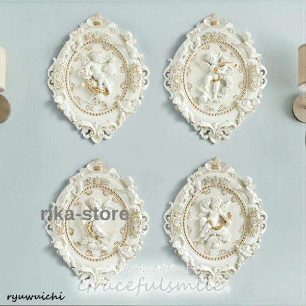 壁飾り インテリア おしゃれ 北欧 アートパネル 壁掛け 壁絵 壁 装飾 天使 彫刻 癒し リビング 寝室 ダイニング 華やか モダン ツール クラシック ホテルライク オフィス ギフト ホワイト ゴールド ゴージャス 新築祝い 引っ越し祝い