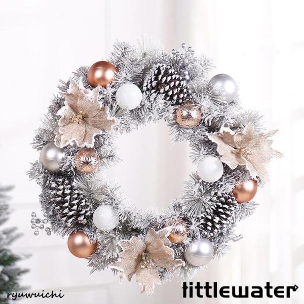 クリスマス 飾り 花 ギフト 花輪 リース 店舗 玄関 壁掛け 庭園 装飾 飾り フラワーギフト クリスマスリース クリスマス 花輪 ドア 壁飾り ガーランド オーナメント 松かさ デラックスリース ナチュラルリース 部屋飾り 北欧風 ガー...