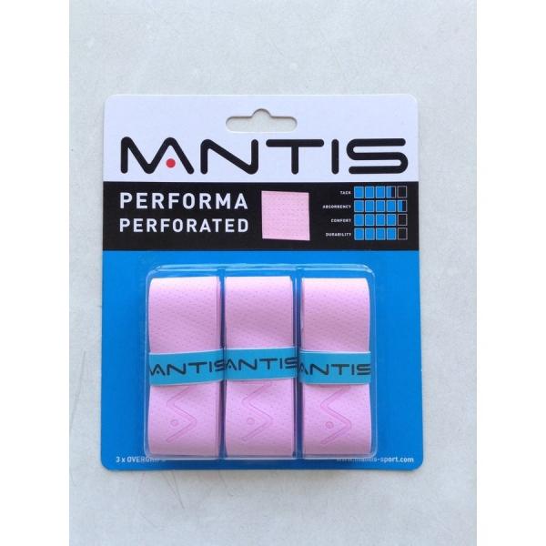 MANTISオーバーグリップパーフォーマパーフォーレイテッドドライとウェットの中間感触のオーバーグリップテープ。表面のナノパウダーが快適なグリップィングを実現します。