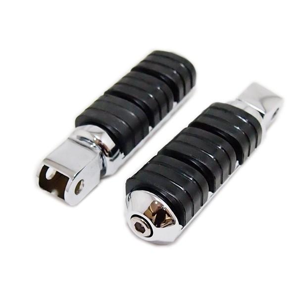 この度は当方の商品をご覧頂き誠にありがとうございます。状態：新品未使用寸法：直径35ミリ　長さ138ミリ付属品：ステップ本体2個　六角レンチ適合車両：マグナ250 スティード400 スティード600重厚感あるクロームメッキのボディの、高級感...