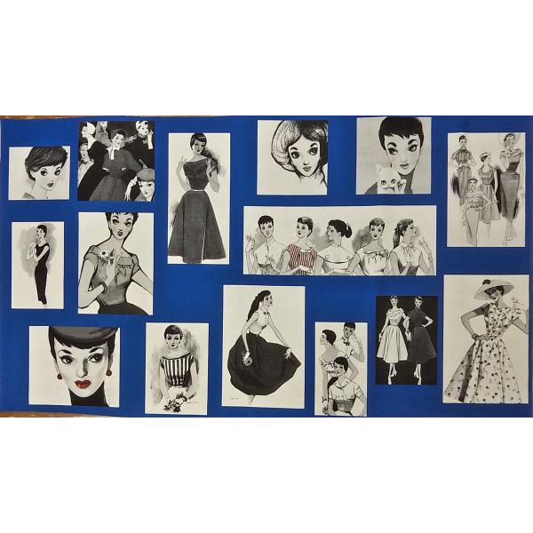 【発売日：2023年04月26日】1パネル（110cm幅Ｘ約60cm）　多少誤差あり YUWAコットン生地・シャーティング　YUWAさんとひまわり屋さんとのコラボ布中原淳一さんデザイン生地の厚み：普通ご注意このプリントは契約により商品化して...