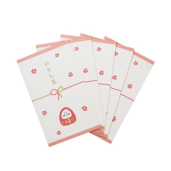 人気イラストレーター[harupei]の和テイストが大人可愛いポチ袋が登場♪同デザインのぽち袋が5枚セットになっています。サイズ：約67x110mm（5枚組）[Made in Japan]