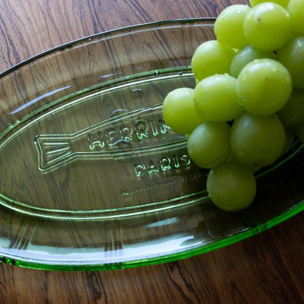 serax  FISH &amp; FISHBY PAOLA NAVONEDish Oval Flat SmallTransparent Green GlassW31 D17 H2cm日本では珍しいセラックス社のガラスプレート夏の涼しげな食...