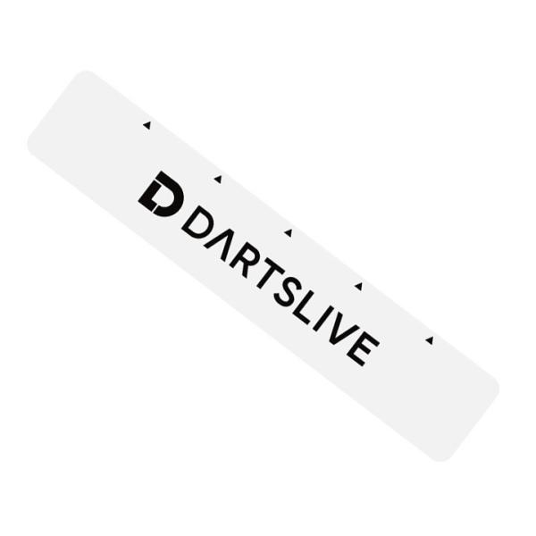 DARTSLIVEのロゴがデザインされた、ステッカータイプのスローライン。自宅にダーツボードを設置する際の必需品です。サイズ:約595mm×115mm