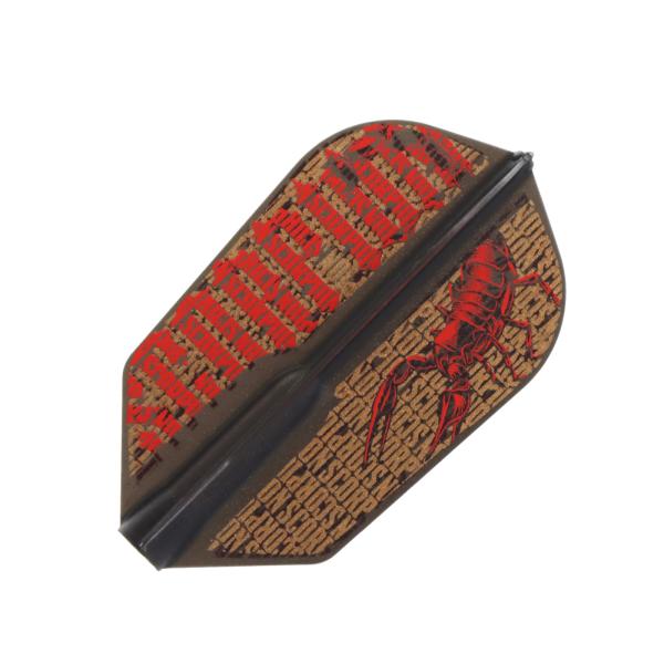 Fit Flight David Fatum Model ver.3David Fatum(デイビッド・フェイタム)選手モデルフライトの第3弾。Fatum選手の愛称"The Scorpion"をイメージしたデザインです。形状:スーパースリム...