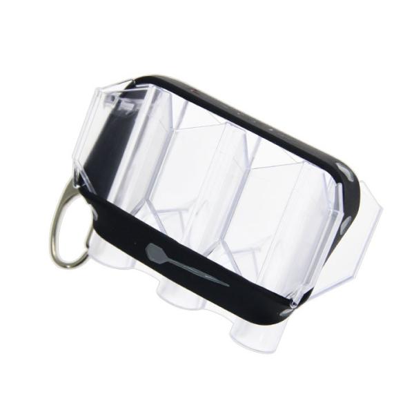 【L-style】KRYSTAL フライトケース(クリア)KTM.氏と共同開発したKRYSTALはバレルを付けたままフライトを収納可能!フライトLはもちろん、その他の一体成型フライトや折りたたみフライトもOK!!専用バンドを使えばバレルが抜...