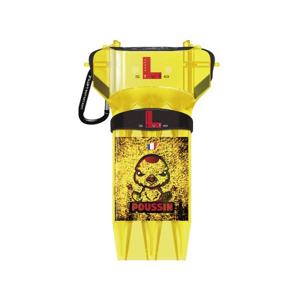 L-Style KRYSTAL ONE Lylian le Calvez Model ver.1 Yellowスケルトン素材を採用したダーツケース。ボディ部分が細かなパーツで構成されており、パーツを追加することで自由に長さを変更でき、他色の...