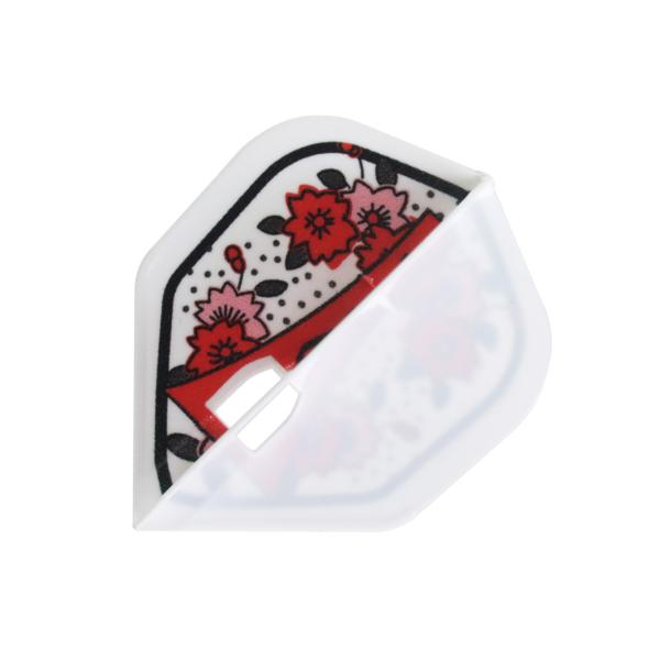 L-Flight×D.craft HANAFUDAD.craft オリジナル印刷フライトの新作「花札」です。3月(弥生)の桜をプリントしました。■スペック規格:Lフライト形状:シェイプ個数:3枚※シャンパンリング対応ですが、別売りになります...