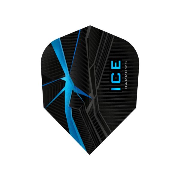 Harrows ICE RECUT FLIGHT100ミクロンの丈夫な素材にプリントブルー、クリア、グリーン、レッド、ブラック、イエローの全6種【スペック】フライト仕様:通常のフライトフライト形状:シェイプ個数:3枚