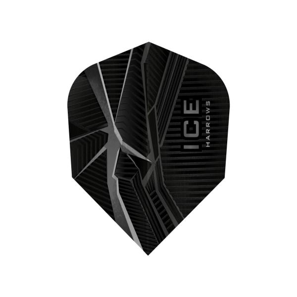 Harrows ICE RECUT FLIGHT100ミクロンの丈夫な素材にプリントブルー、クリア、グリーン、レッド、ブラック、イエローの全6種【スペック】フライト仕様:通常のフライトフライト形状:シェイプ個数:3枚