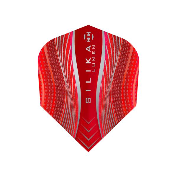 Harrows SILIKA LUMEN FLIGHT Shape当社独自の新しいシリカコーティングでコーティングされ、フライトの強度を大幅に高め損傷を最小限に抑えます。サンドペーパーと同様にフライトの表面は粗いため、表面積が増加します。表...