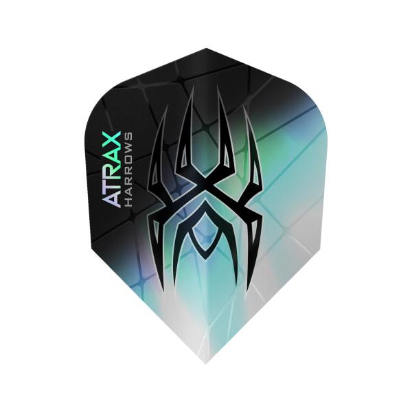 Harrows ATRAX FLIGHTアトラックス フライトは丈夫な100ミクロン素材にプリントされています。レッド、グリーン、ブルー、ブラックの4色からお選びいただけます。【スペック】形状:シェイプ厚さ:100ミクロン仕様:通常のフライ...