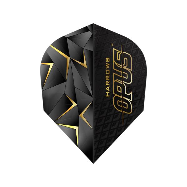 Harrows OPUS FLIGHTオーパスフライトは高度なUVプリント技術と丈夫な100ミクロンのラミネートを組み合わせたフライトです。厚さ:100ミクロン【スペック】形状:シェイプ仕様:通常のフライト個数:3枚