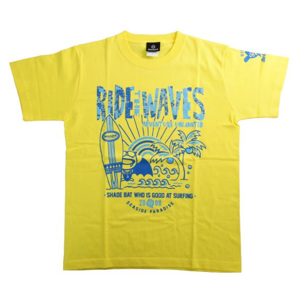 【SHADE】SHADEBAT SUMMER T シャツ 2020コットン素材の半袖トップス。前面は SHADEBAT のサーフィン姿がゆるくて可愛らしいデザイン。背面は SHADE ロゴ、左袖部にはアロハサイン入り。爽やかなカラーリングを...