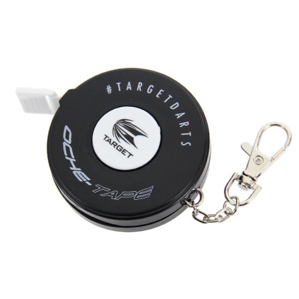 TARGET OCHE TAPETARGET OCHE TAPEの登場!信頼性の高い方法でブルからの距離を正確に測定し、スティール、ソフト共にスローイングラインの設定を実現。このOCHE TAPEひとつで、ブルズアイより床までの垂直方向の高...