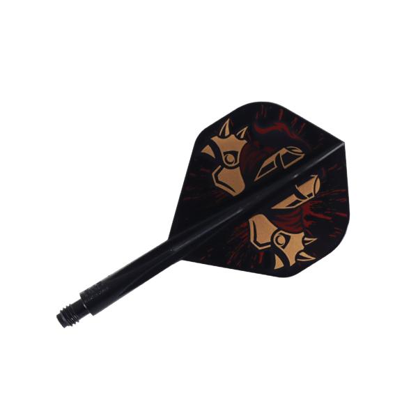 CONDOR AXE THE CONQUEROR Adrian Gray Model■スペック規格:コンドルフライト形状:スタンダードシャフト部分の長さ:S 21.5mm/M 27.5mm/L 33.5mm(ネジ山含まず)個数:3枚(1セッ...