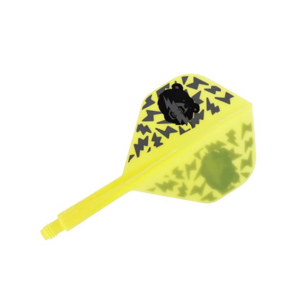 CONDOR AXE Black Bear Miyu Miyawaki Model■スペック規格:コンドルフライト形状:スタンダードシャフト部分の長さ:S 21.5mm/M 27.5mm/L 33.5mm(ネジ山含まず)個数:3枚(1セット...