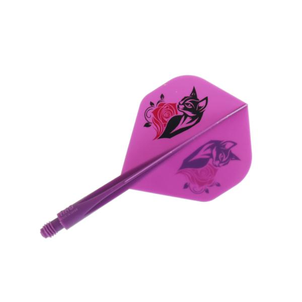 CONDOR AXE BLACK CAT Natsumi Iwata Model■スペック規格:コンドルフライト形状:スタンダードシャフト部分の長さ:S 21.5mm/M 27.5mm/L 33.5mm(ネジ山含まず)個数:3枚(1セット)...