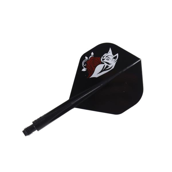 CONDOR AXE BLACK CAT Natsumi Iwata Model■スペック規格:コンドルフライト形状:スタンダードシャフト部分の長さ:S 21.5mm/M 27.5mm/L 33.5mm(ネジ山含まず)個数:3枚(1セット)...