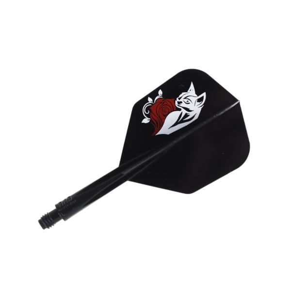 CONDOR AXE BLACK CAT Natsumi Iwata Model■スペック規格:コンドルフライト形状:スモールシャフト部分の長さ:S 21.5mm/M 27.5mm/L 33.5mm(ネジ山含まず)個数:3枚(1セット)--...