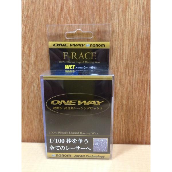 ノルディックスキーブランド ONEWAY ワンウェイF-RACE　エフ・レイス 30ｍｌ 未使用保管品です。各国のナショナルチームが愛用する、ONEWAY　NANOM100％フッ素リキッドワックスです。商品コード on8001 雪温：0℃〜...