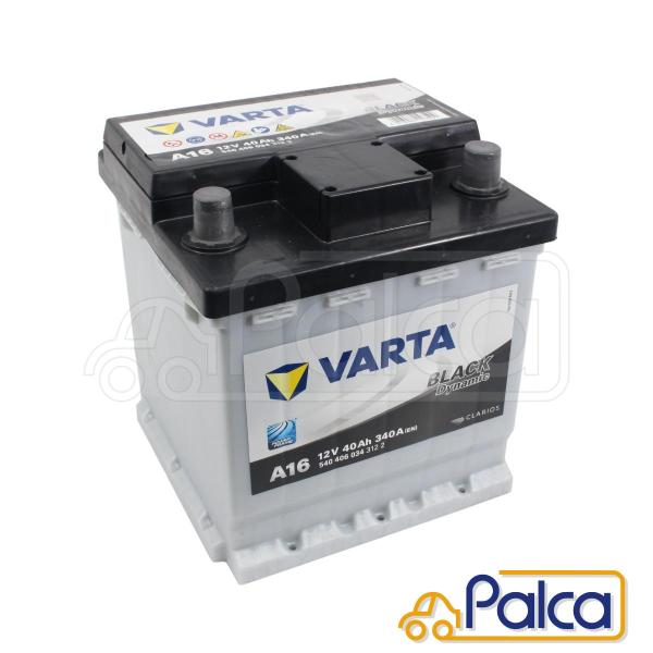 BLACK DynamicVoltage 12 VBattery Capacity 40 AhCold-test Current, EN 340 ATerminal Placement 0Terminal Type 1Hold-down B...