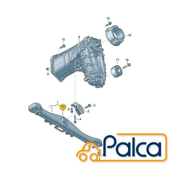 フォルクスワーゲン/アウディ/カイエン ミッションマウント トゥアレグ/7L,7P Q7/4L,4M カイエン/955 7L0399249C ...