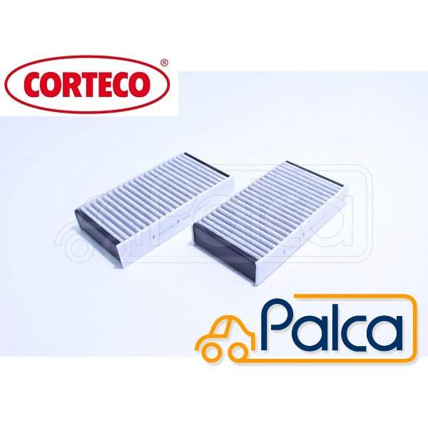 2枚セット・意外に汚れている室内用フィルター！・外気のホコリや臭いをシャットアウト！・活性炭入り！■サイズ長さ：165mm幅：88mm高さ：30mm●　対象純正部品番号　●(64119237159)(CC1449)●　参考適合車種　●BMW...