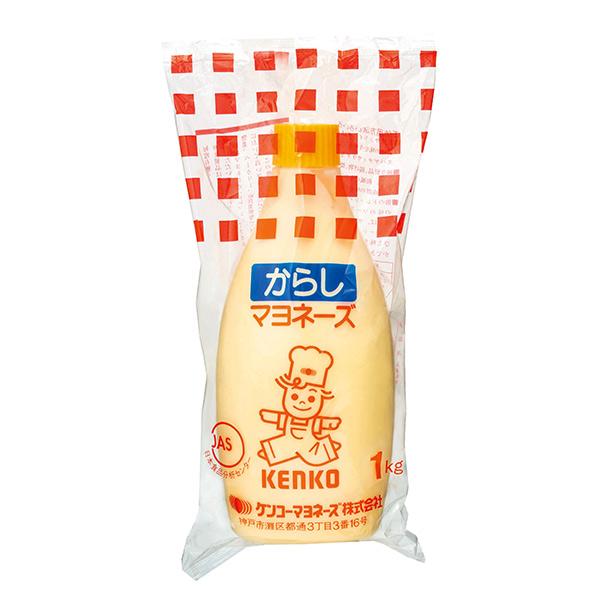 マスタードをブレンドした程良い辛味と酸味が特長の全卵型マヨネーズです。きりっとした辛味と油のまろやかなコクが素材の味を引き立てます。内容量：1kg原材料：食用植物油脂、卵、醸造酢、砂糖類（砂糖、粉末水あめ）、食塩、香辛料／調味料（アミノ酸）...