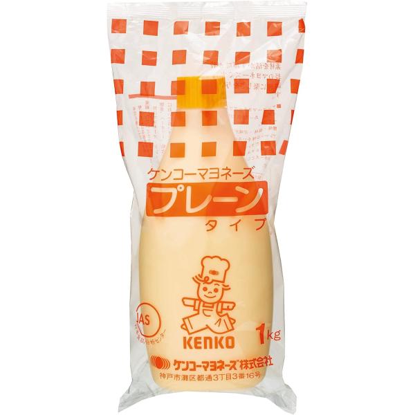 軽い口当たりの全卵型のマヨネーズです。塩味、甘味、酸味のバランスが良く、さっぱりとした味わいに仕上げていますので、素材の味をしっかり引き立てます。内容量：1kg原材料：食用植物油脂、卵、醸造酢、砂糖類（粉末水あめ、砂糖）、食塩／調味料（アミ...