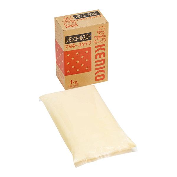 様々な香辛料の風味をいかし、しっかりとした味わいに仕上げたコールスロードレッシング味のマヨネーズタイプです。通常のドレッシングの粘性では使いにくい調理パンに最適です。レモンの香りが、味にアクセントを付けます。内容量：500g原材料：食用植物...