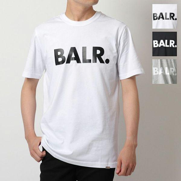 BALR. ボーラー  半袖 Tシャツ Brand straight t-Shirt B1112.1048 メンズ クルーネック カットソー ロゴT カラー3色 丸首/【2025年春夏新作】