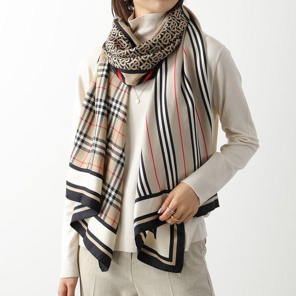 BURBERRY バーバリー ストール SS CHK TB MONO TRP OB 8011951 BURBERRY バーバリー ストール SS CHK TB MONO TRP OB 8011951