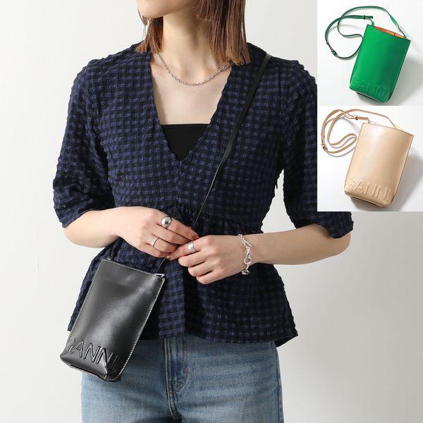 GANNI ガニー クロスボディバッグ Banner Small Crossbody A3591 GANNI ガニー クロスボディバッグ Banner Small Crossbody A3591