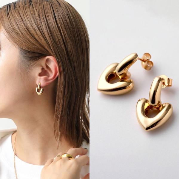 ANNIKA INEZ アニカイネズ ピアス Heart Drop Earrings Sml E966-SML レディース ハート アクセサリー silver925 シルバー925 ゴールド /【2026年春夏新作】【dc_kikaku】