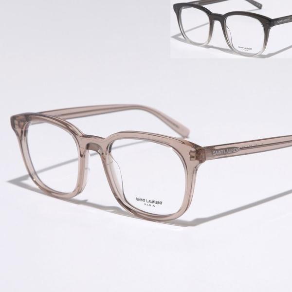 SAINT LAURENT サンローラン メガネ SL 459 レディース ウェリントン型 めがね 伊達メガネ クリアフレーム 眼鏡 ロゴ セルフレーム アイウェア カラー3色 レンズ幅 51/