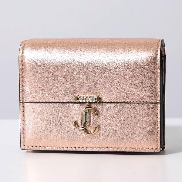 JIMMY CHOO Jimmy Choo ジミーチュウ 二つ折り財布 HANNE ハンネ JIMMY CHOO Jimmy Choo ジミーチュウ 二つ折り財布 HANNE ハンネ