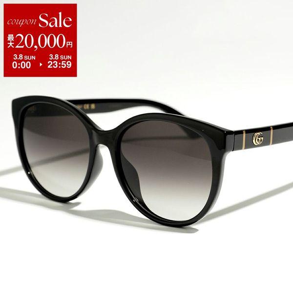 GUCCI グッチ サングラス GG0636SK レディース GGメタルロゴ ボストン型 セルフレーム グラデーションレンズ メガネ 眼鏡 001/BLACK-BLACK-GREY スモークレンズ/【dc_kikaku】