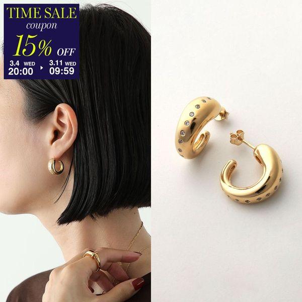 RAGBAG ラグバグ ピアス Oculus オキュラス 12087 レディース フープ クリスタル装飾 スタッド アクセサリー ゴールド ラグバッグ/【cp_fifte】