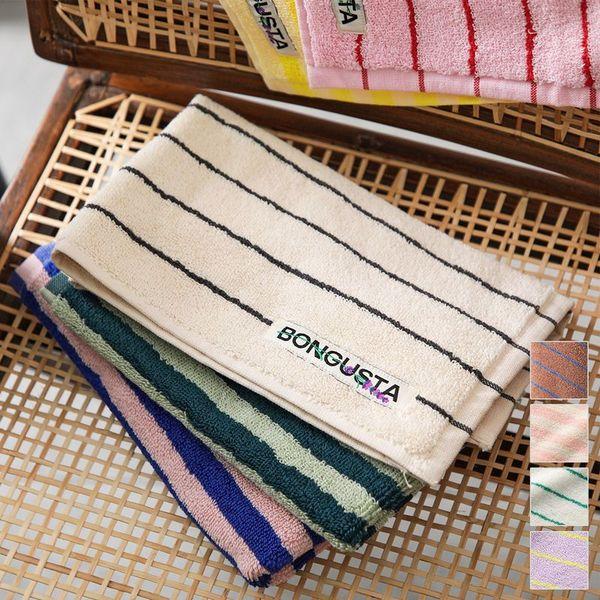 BONGUSTA ボングスタ タオル  NARAM GUEST TOWELS ナラム ゲスト レディース コットン ロゴ ボーダー 30×50 カラー9色 /【2025年春夏新作】【cp_ten】