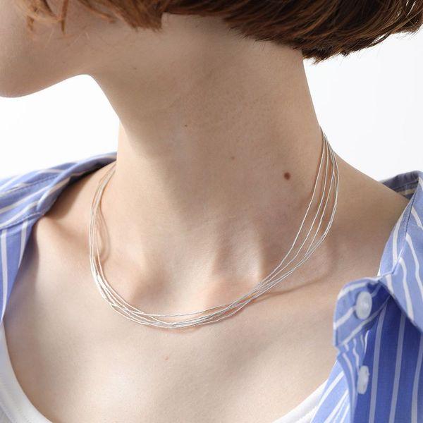 HARPO ハルポ ネックレス N0516 レディース リキッドシルバー ビーズ ペンダント アクセサリー silver925 シルバー シルバー925/