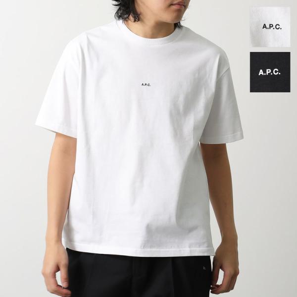 APC A.P.C. アーペーセー Tシャツ COHBW H26386 メンズ 半袖 カットソー コットン クルーネック ロゴ ちびロゴT カラー2色 丸首/【2026年春夏新作】【dc_kikaku】