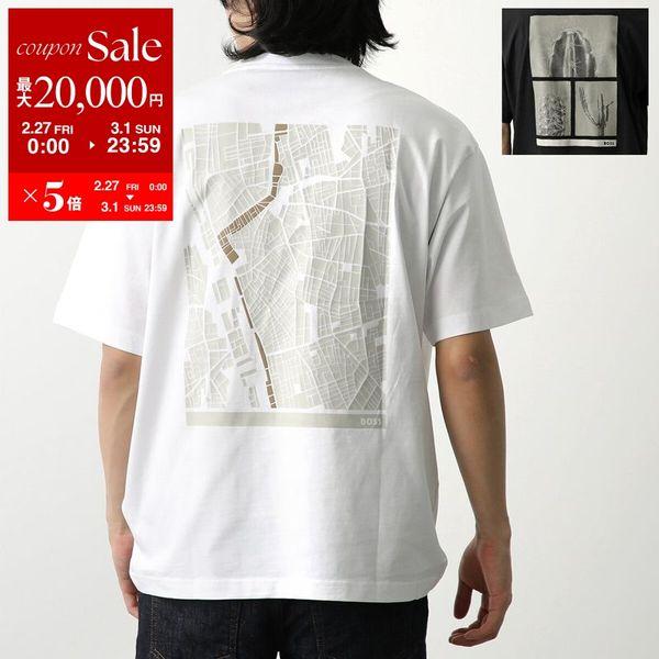 HUGO BOSS ORANGE ヒューゴボス オレンジ Tシャツ 50534925 メンズ 半袖 クルーネック コットン ロゴT バックプリント リラックスフィット カラー2色  丸首 シーズンバックプリント/【2025年春夏新作】