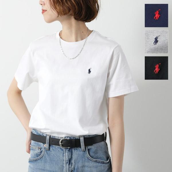 Polo Ralph Lauren KIDS ポロラルフローレン キッズ Tシャツ 323832904 レディース ガールズ 半袖 クルーネック コットン ポニー 刺繍 カラー4色  【大人もOK】丸首 女の子/【2026年春夏新作】