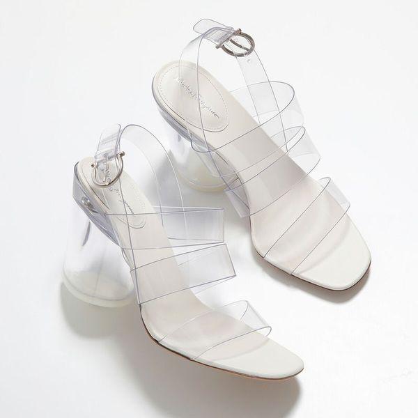 FERRAGAMO フェラガモ サンダル TREZZE 730461 レディース クリア ベルト チャンキーヒール シューズ 靴 TRASPARENTE /【cp_ten】